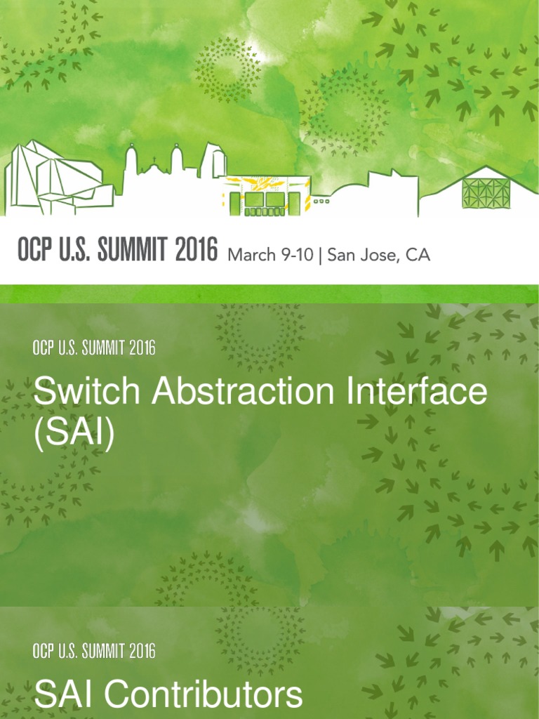 Switch Abstraction Interface (SAI) Software Evolution | PDF | Linux | Device Driver