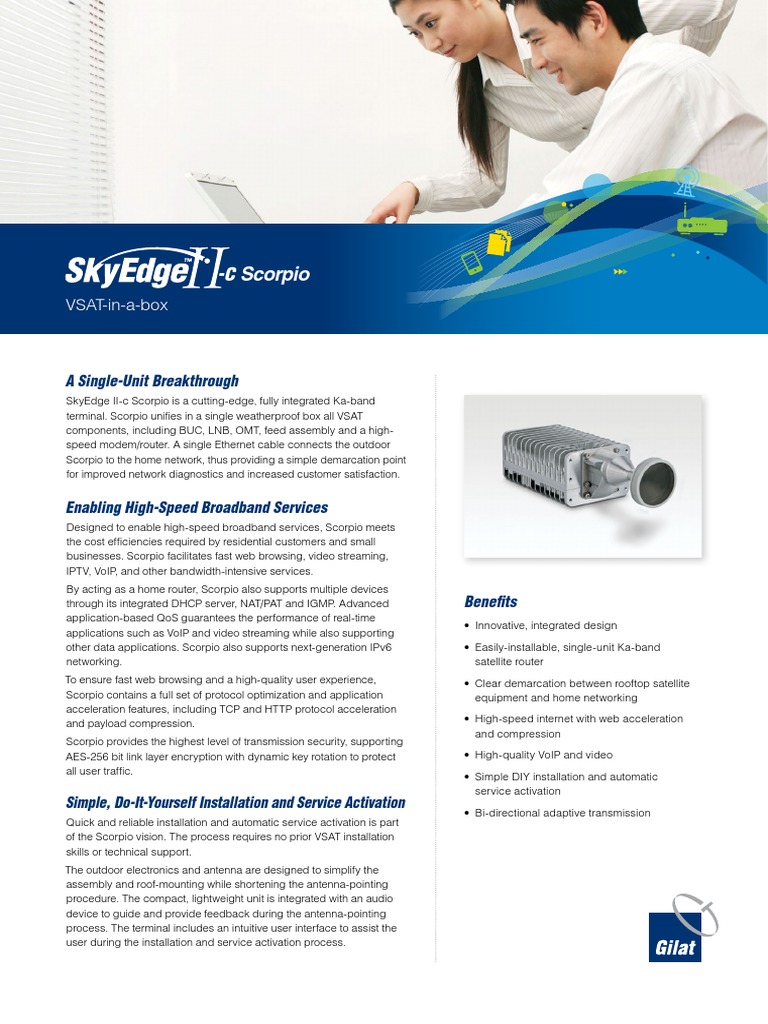 SkyEdge II-c Scorpio | PDF | Voice Over Ip | Computer Network