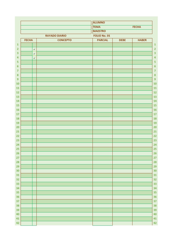 Hojas de Rayado Diario para Imprimir | PDF | Violencia