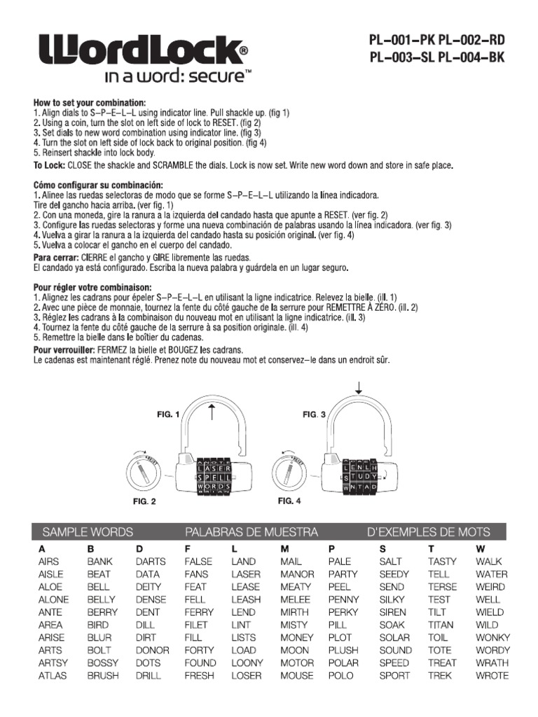 Wordlock PDF | PDF