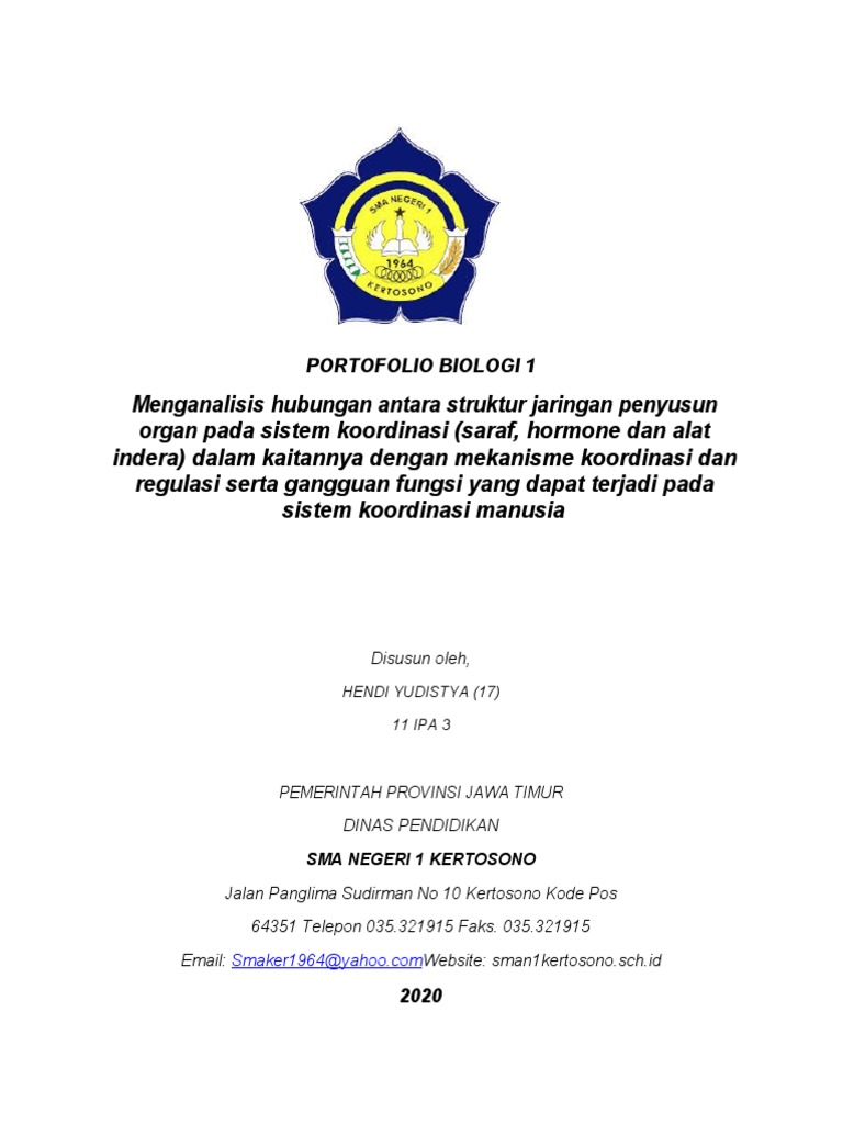 Portofolio Biologi 1 Hendi | PDF