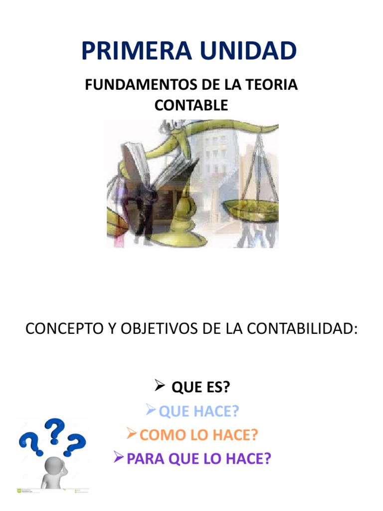 Fundamentos de La Teoria Contable | PDF | normas internacionales de ...
