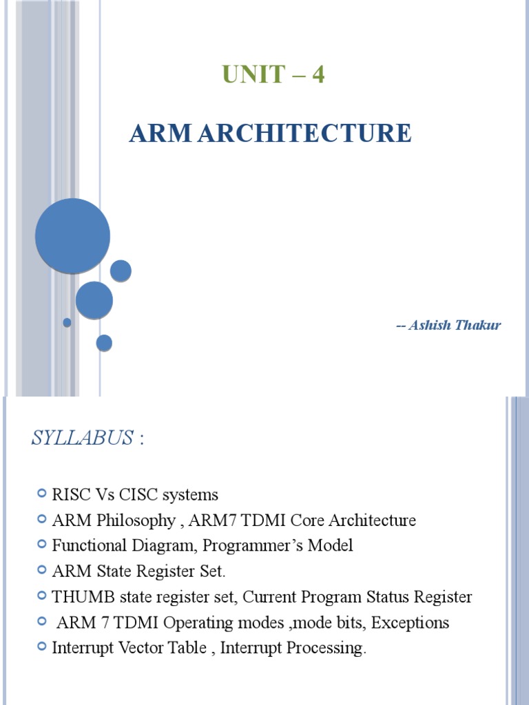MPMC Unit 4 | PDF | Arm Architecture | Embedded System
