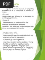 Henry Gleason - Katangian NG Wika | PDF