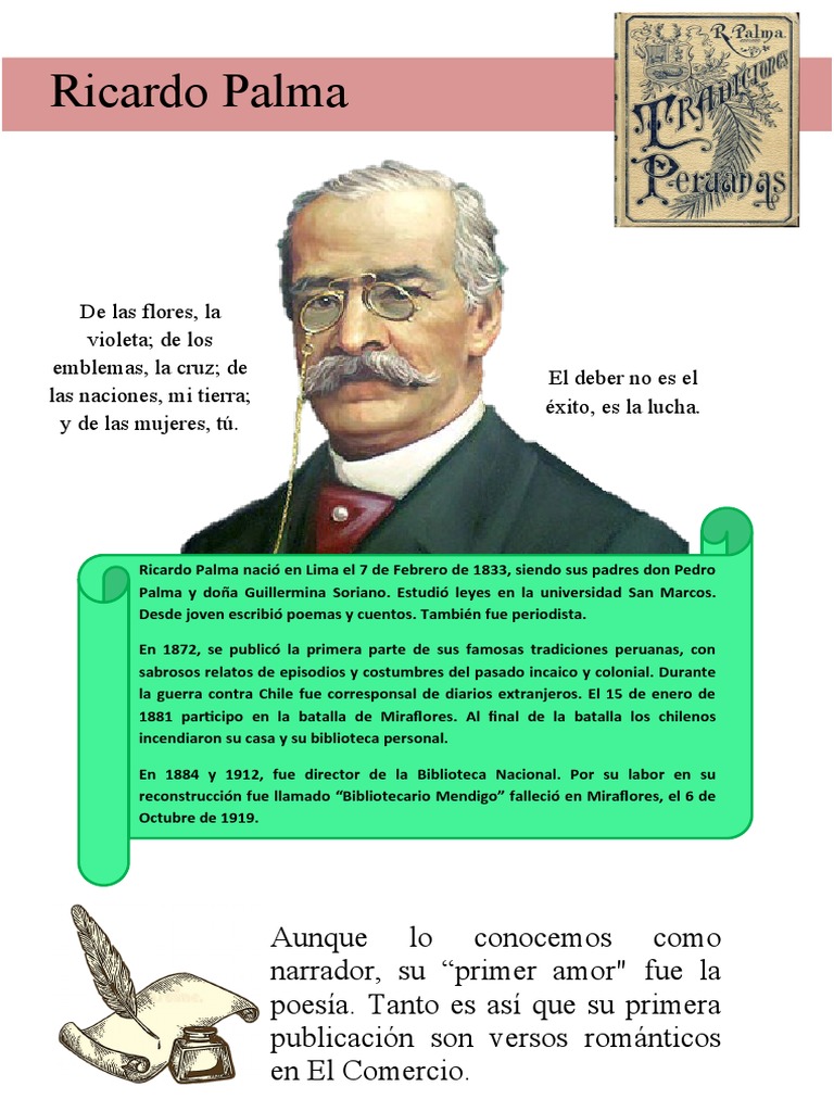 Afiche Ricardo Palma | PDF
