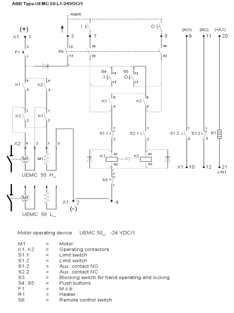 Visio-DS DRIVER ABB TYPE UEMC50 | PDF | Switch | Components