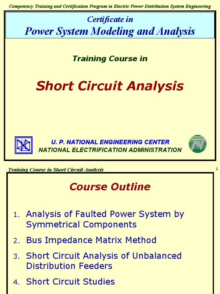 CP1 Short Circuit Analysis Part2 Version2 | PDF | Transformer ...