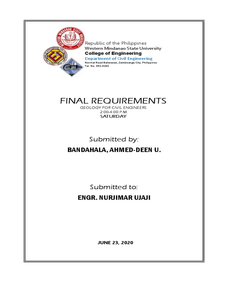 Geology for Civil Engineers Requirements | PDF