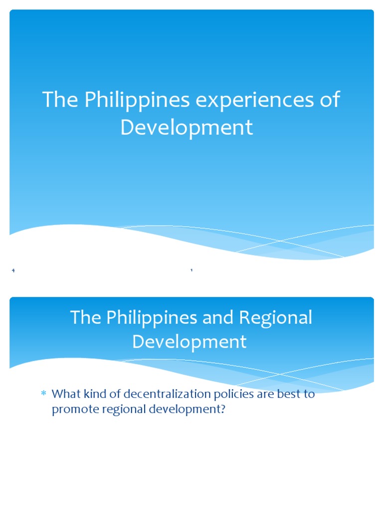 Decentralization and Regional Development in the Philippines | PDF ...