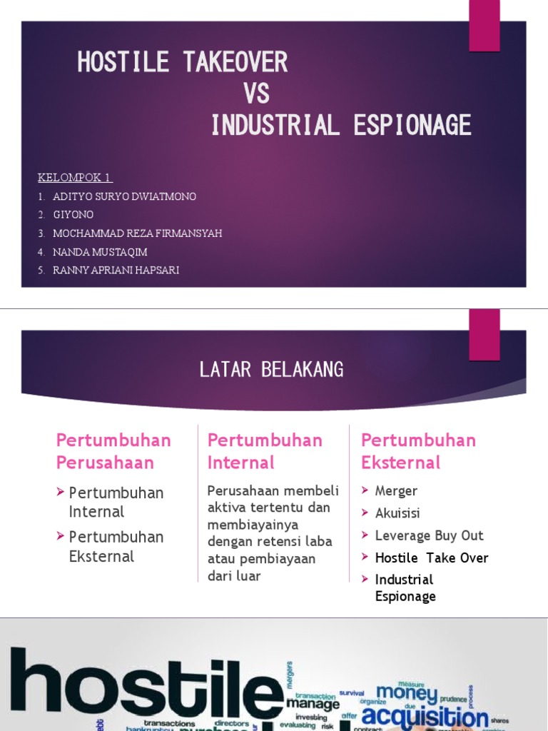 Hostile Takeover | PDF