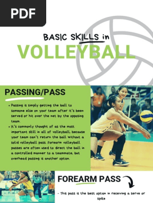 Overhead Pass Volleyball