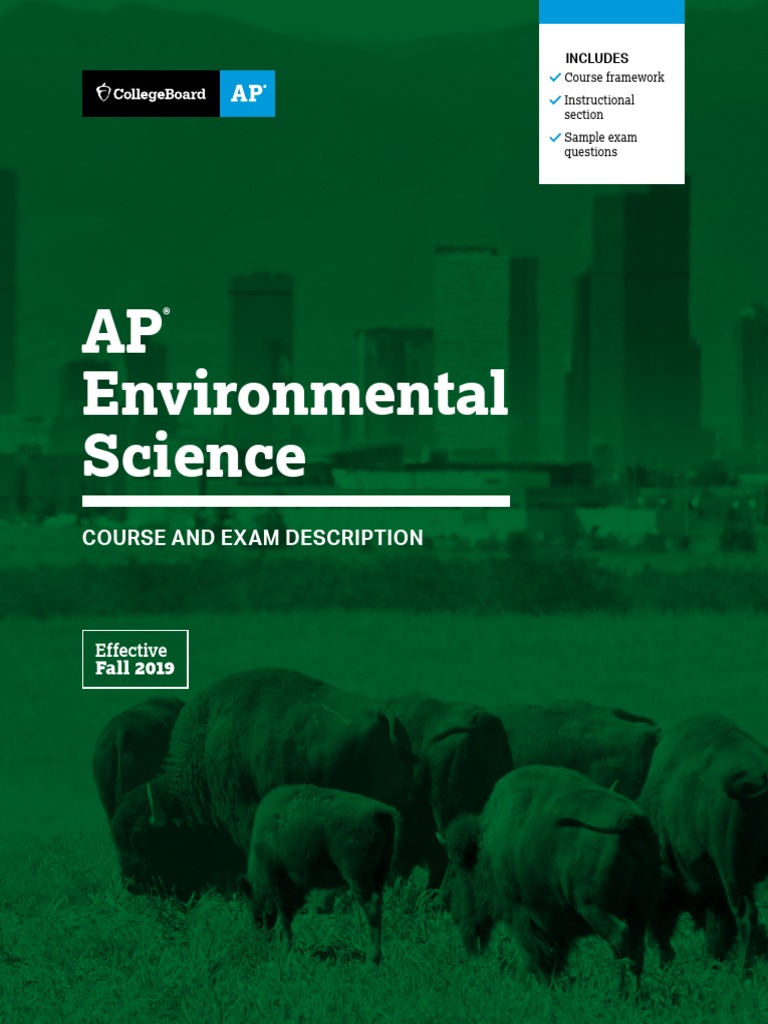 AP®Environmental Science PDF | Download Free PDF | Advanced Placement ...