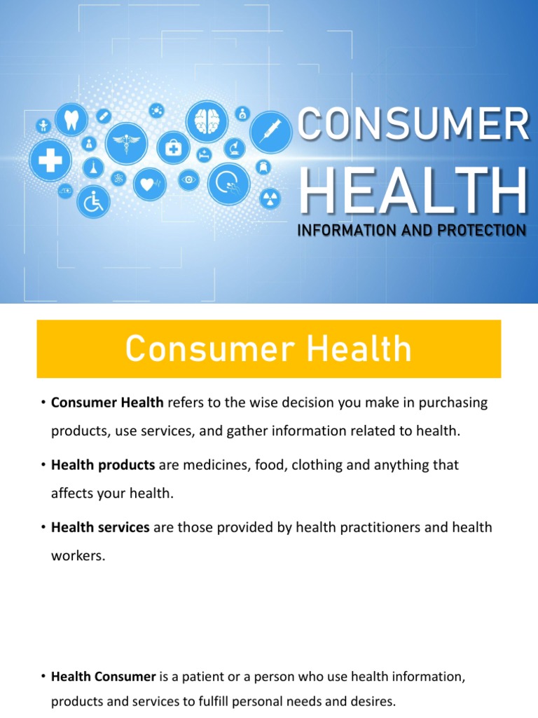 Consumer Health | PDF | Medical Diagnosis | Health Care