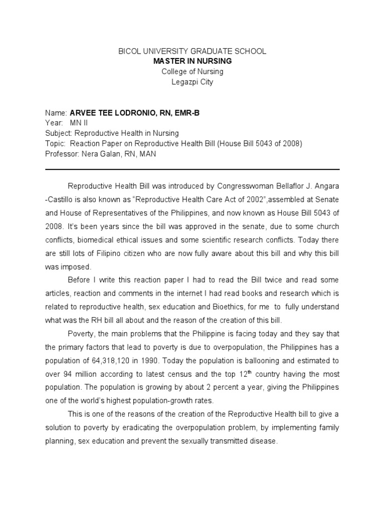 Position Paper Example Philippines Position Paper Example Philippines 