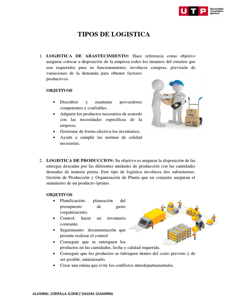 Tipos de Logistica | PDF | Logística | Inventario
