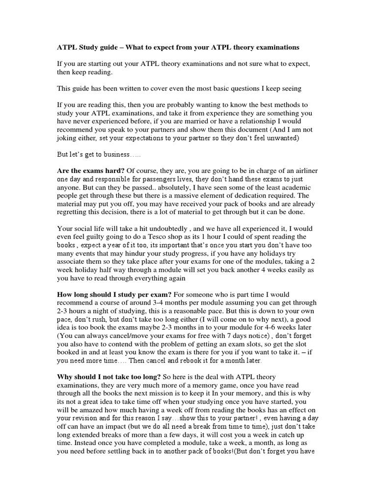 ATPL Study Guide | PDF