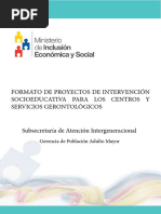 Proyecto Recreativo Comunitario para Los Adultos Mayores | PDF | Vejez | Adultos