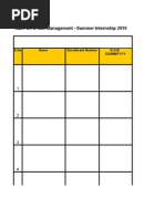 CV Template INSEAD | PDF | Business