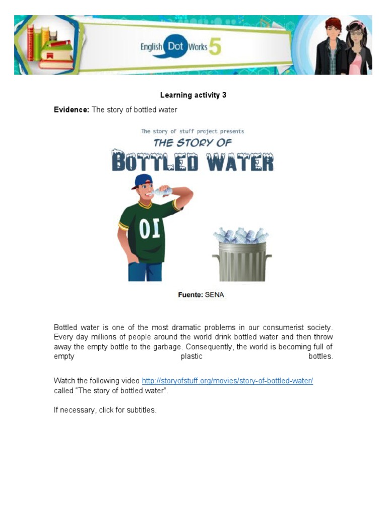 The Story of Bottled Water | PDF | Tap Water | Bottle
