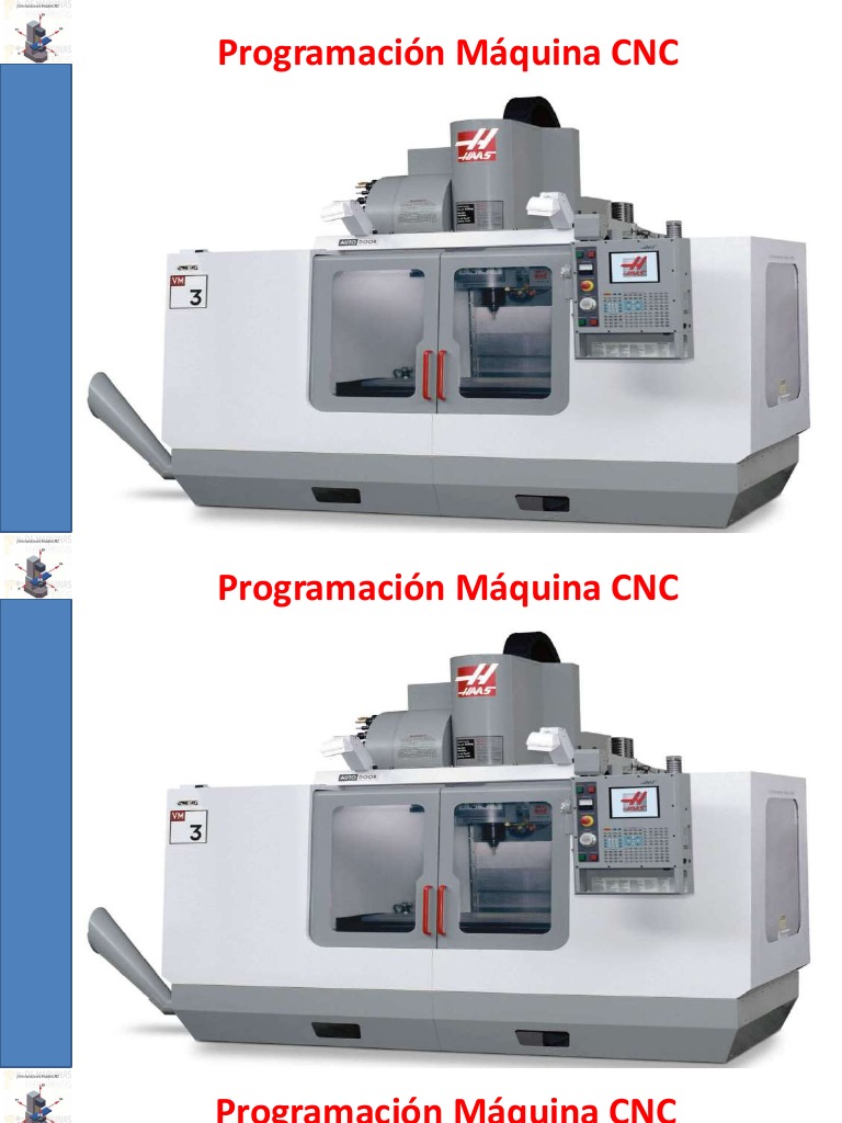 Programación Máquina CNC | PDF | Control numerico | Mecanizado