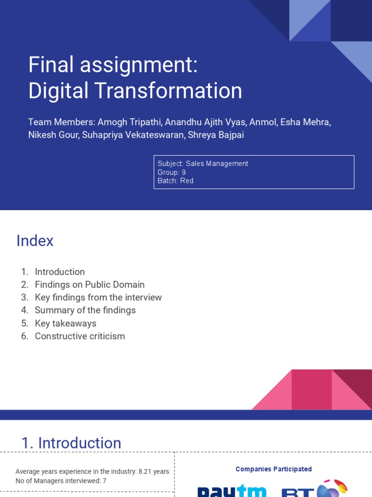 Digital Transformation | PDF