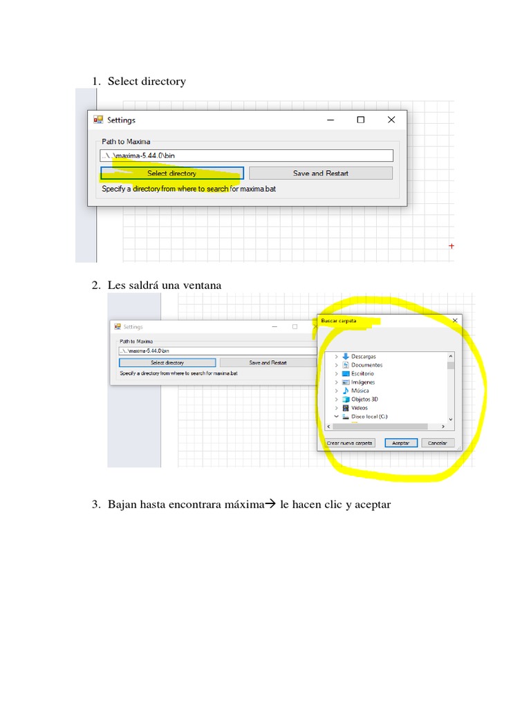 Maxima en Smath Studio PDF | PDF