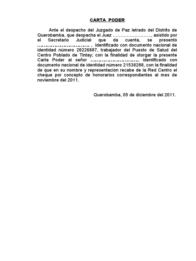 Carta Poder Con Firma Legalizada Descargar Gratis Pdf Gobierno Y Personalidad Control De
