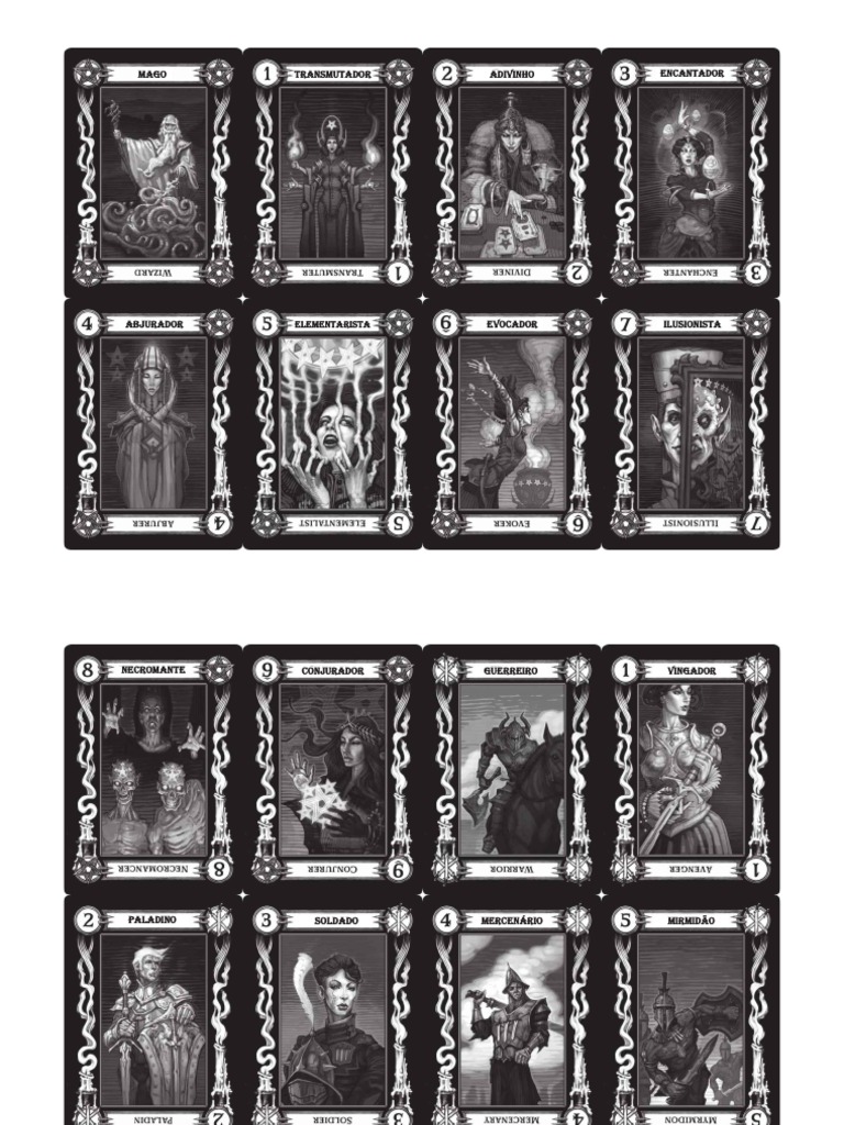 Dungeons Dragons Tarokka Deck Traduzido PT BR 149676 | PDF