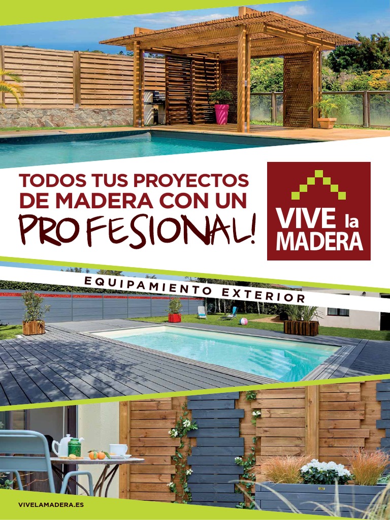 Catalogo Vive La Madera Equipamiento Exterior Construccion Es PDF | PDF ...
