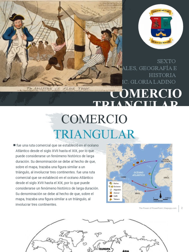 Comercio Triangular | PDF | océano Atlántico | Economias
