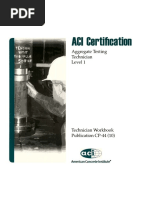 ACI Field Certification Technician Workbook CP-1 37th ED. | PDF