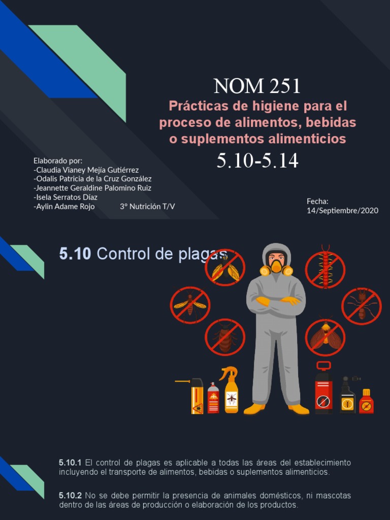 Nom 251 | Descargar gratis PDF | Suplementos dietéticos | Alimentos