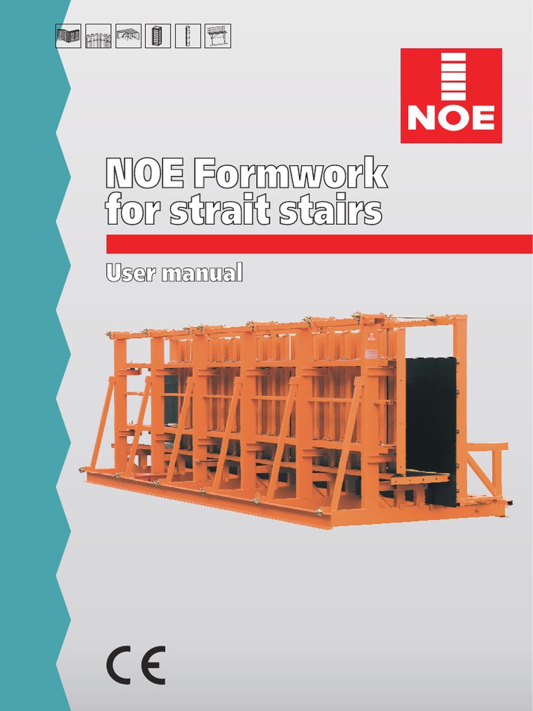 NOE Formwork for Strait Stairs User Manual | PDF | Building Technology ...