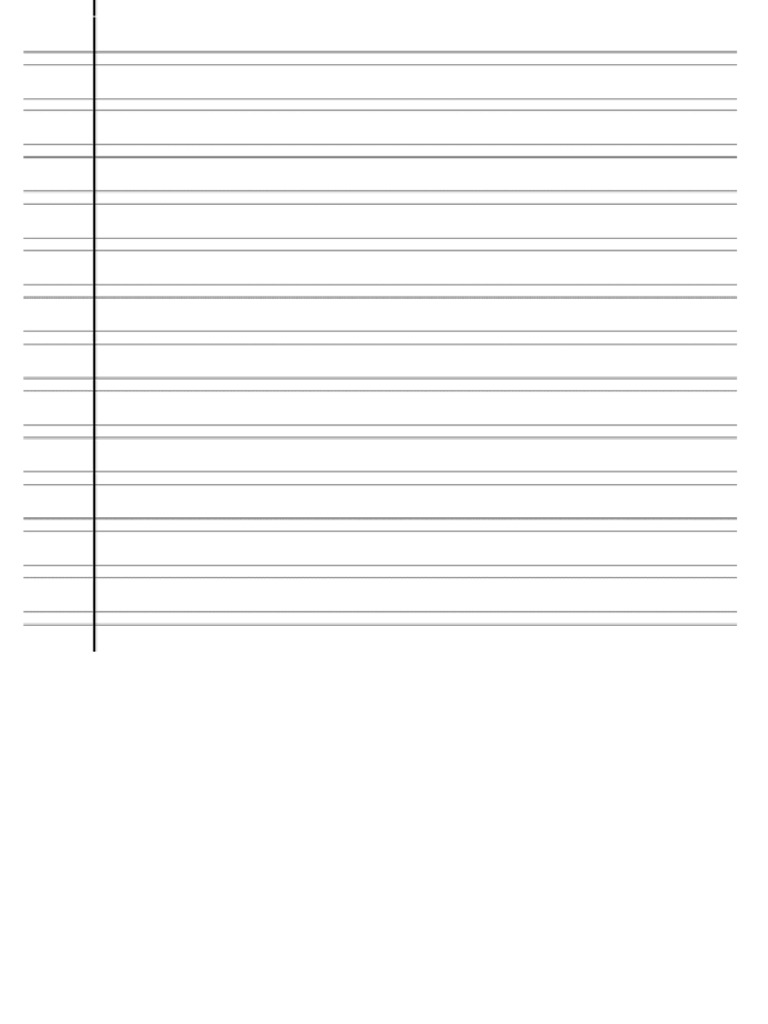 Hoja Doble Linea | PDF