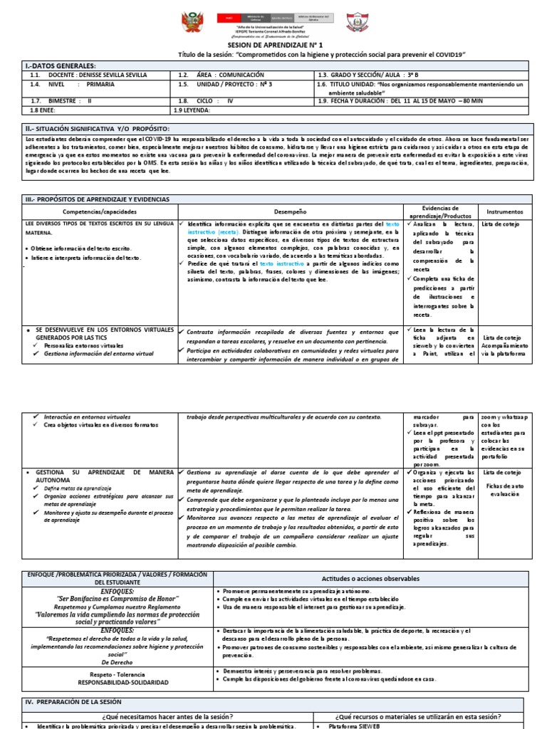 Sesión 1 Leemos Textos Instructivos | PDF | Microsoft PowerPoint ...