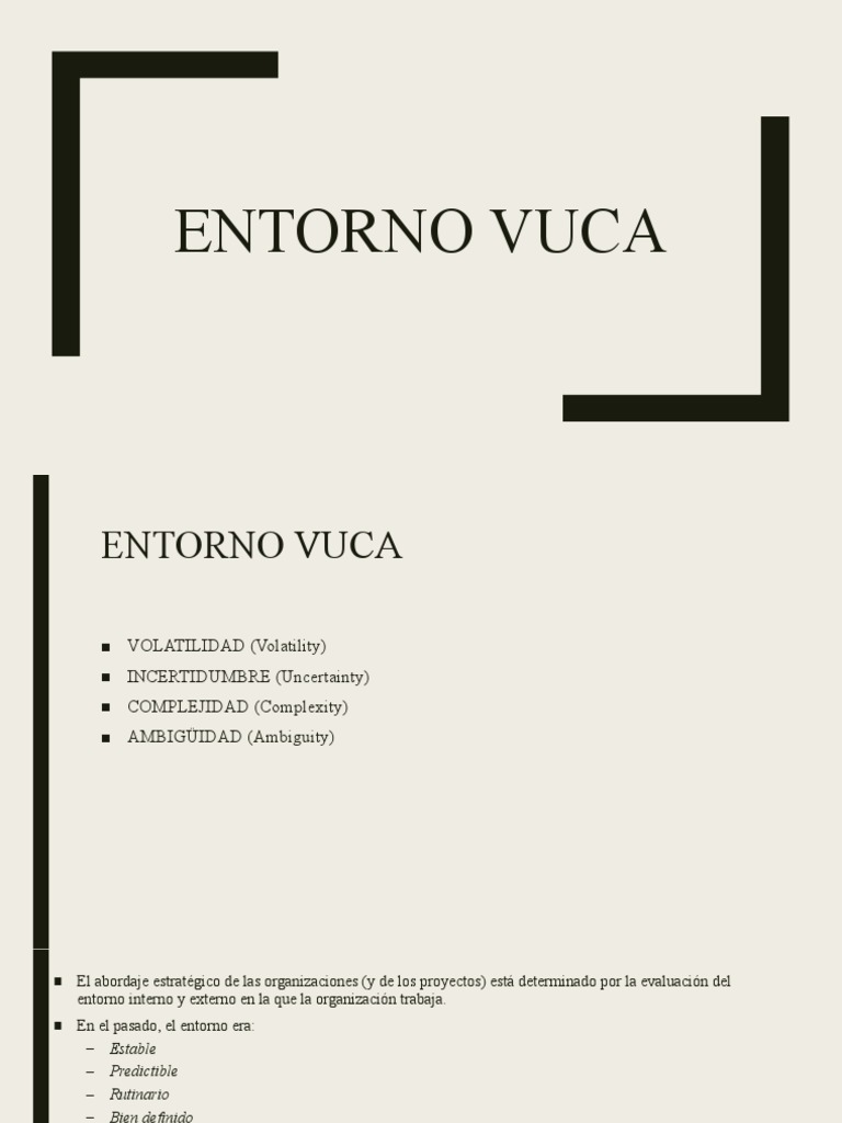 Estrategias en Entornos VUCA | PDF | Toma de decisiones | Liderazgo