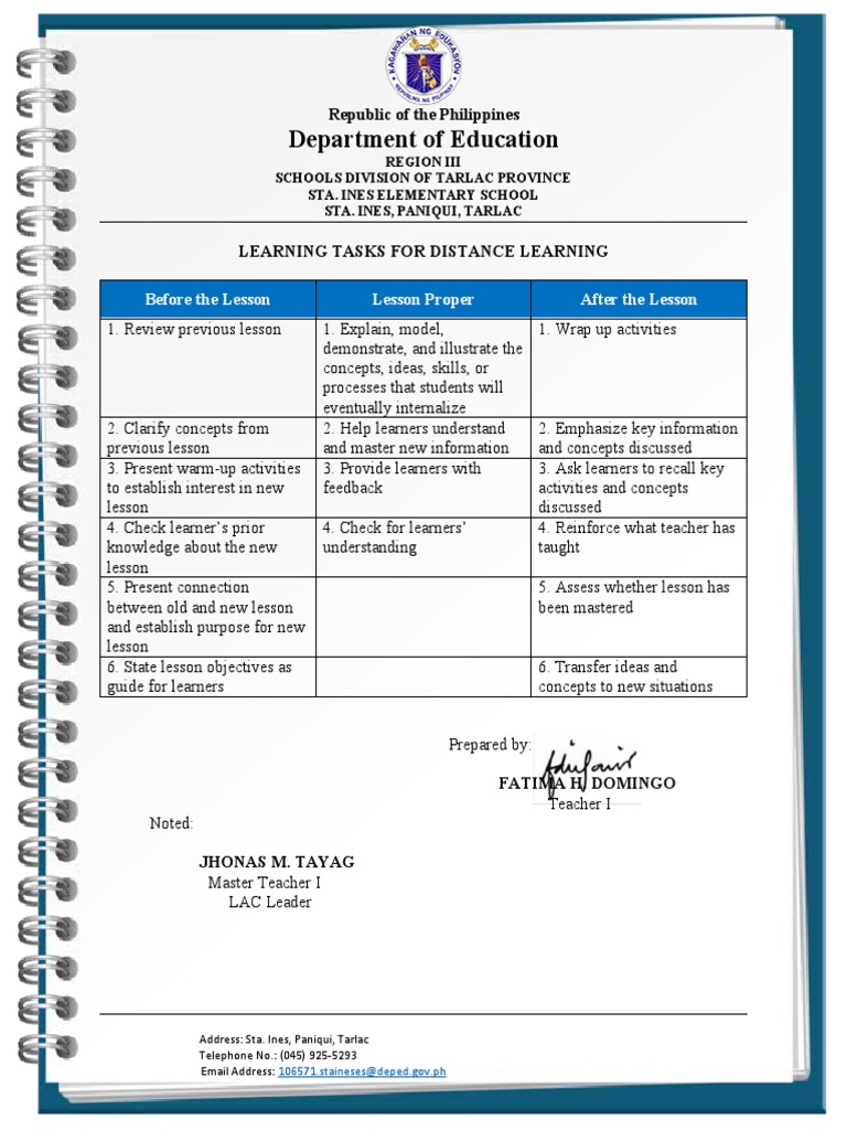 Module-3A.2-Learning-Tasks-for-DL-ALS.docx | Learning | Applied Psychology