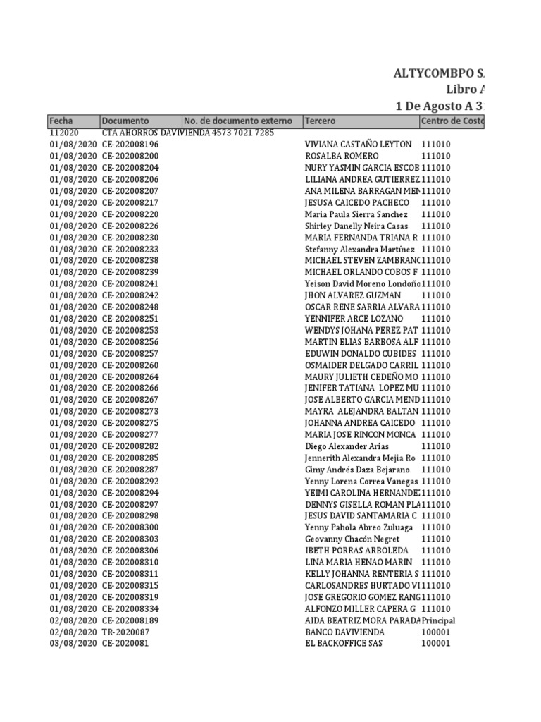 Libro Auxiliar | PDF