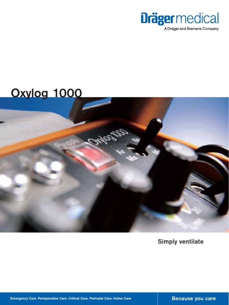 Oxylog1000 en | PDF | Cardiopulmonary Resuscitation | Breathing