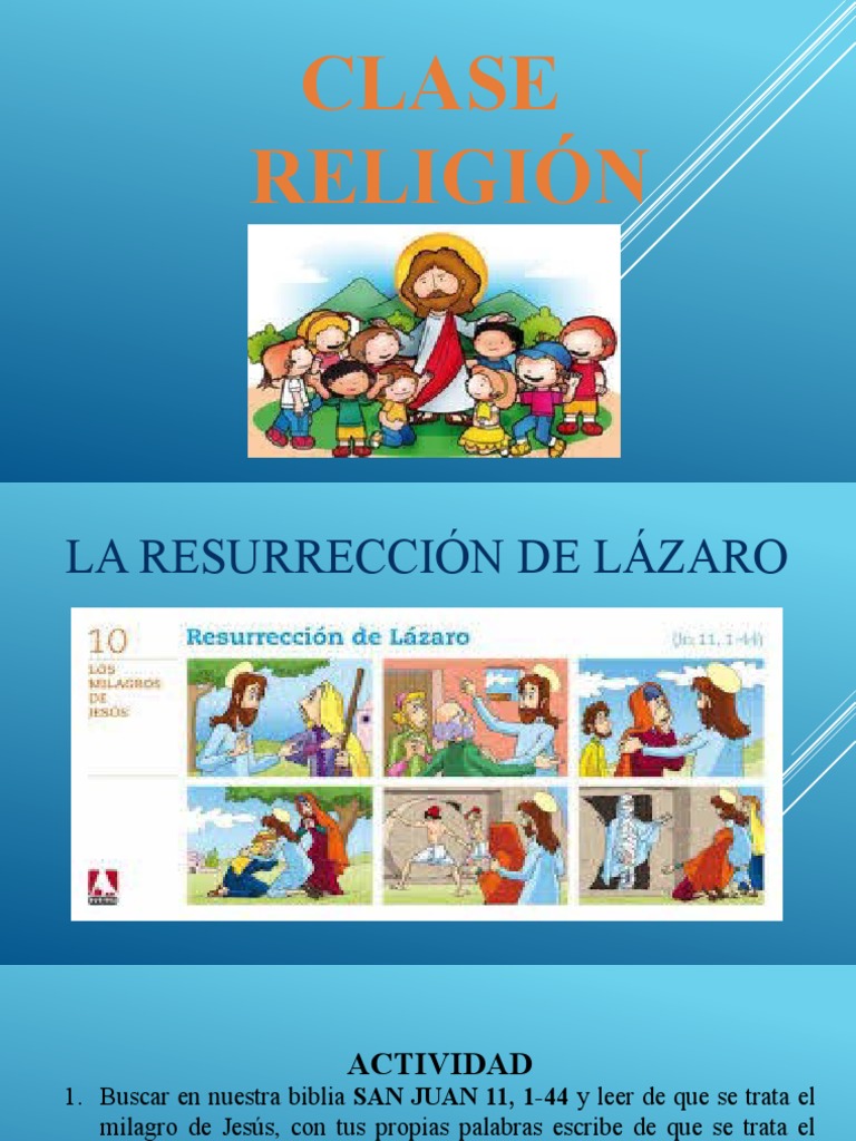 La Resurreccion de Lazaro | PDF