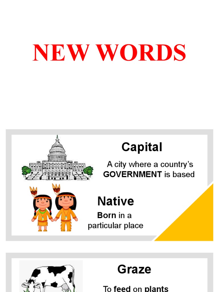 New Words | PDF