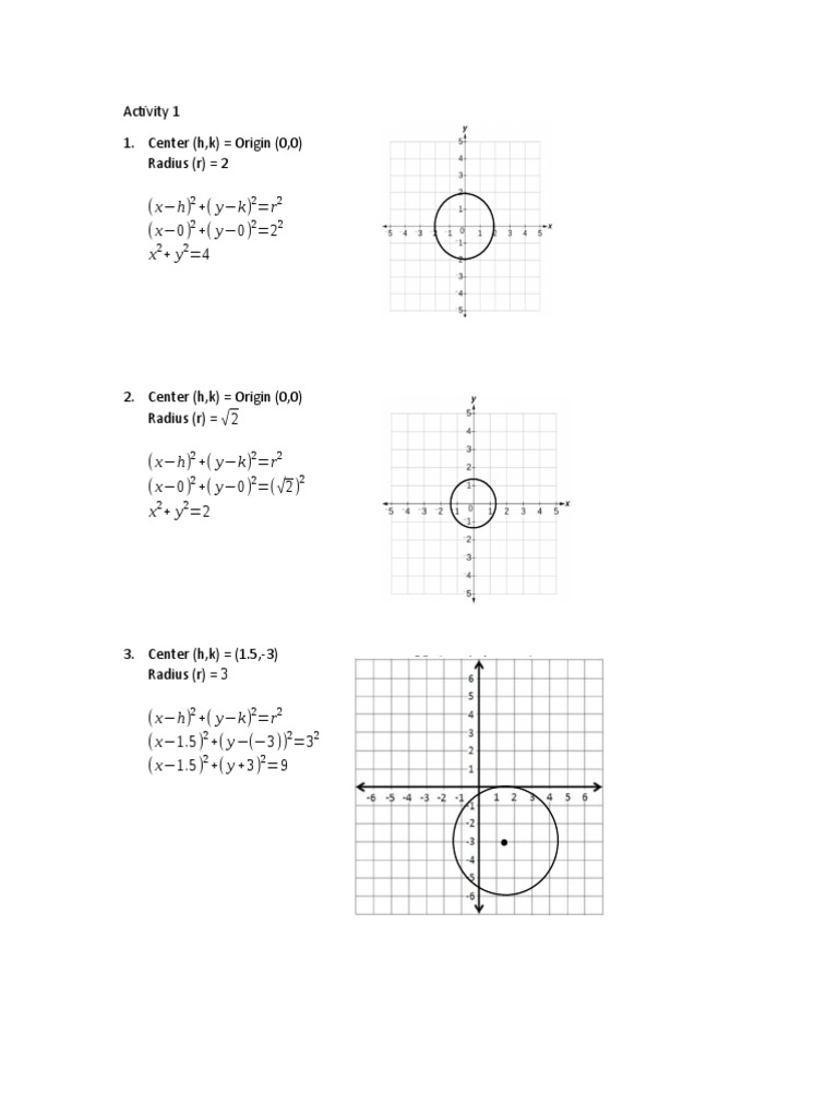 Equation of Circle | PDF | Topology | Theoretical Physics