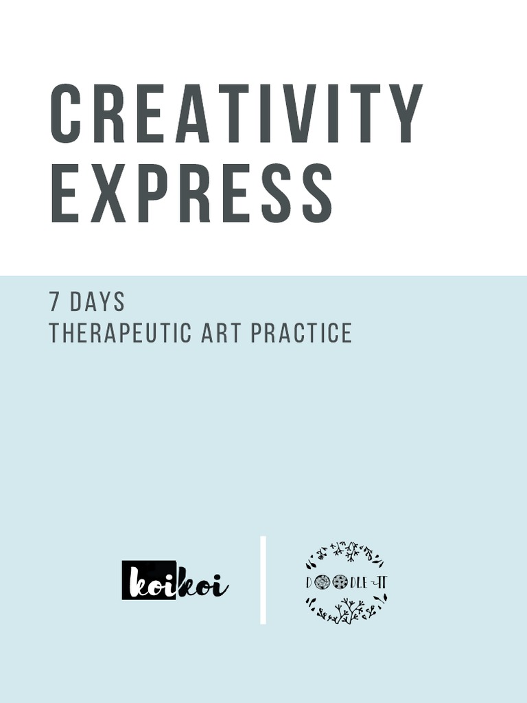Creativity Express: 7 Days Therapeutic Art Practice | PDF | Feeling ...