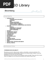 Bloomberg Function Sheet | PDF
