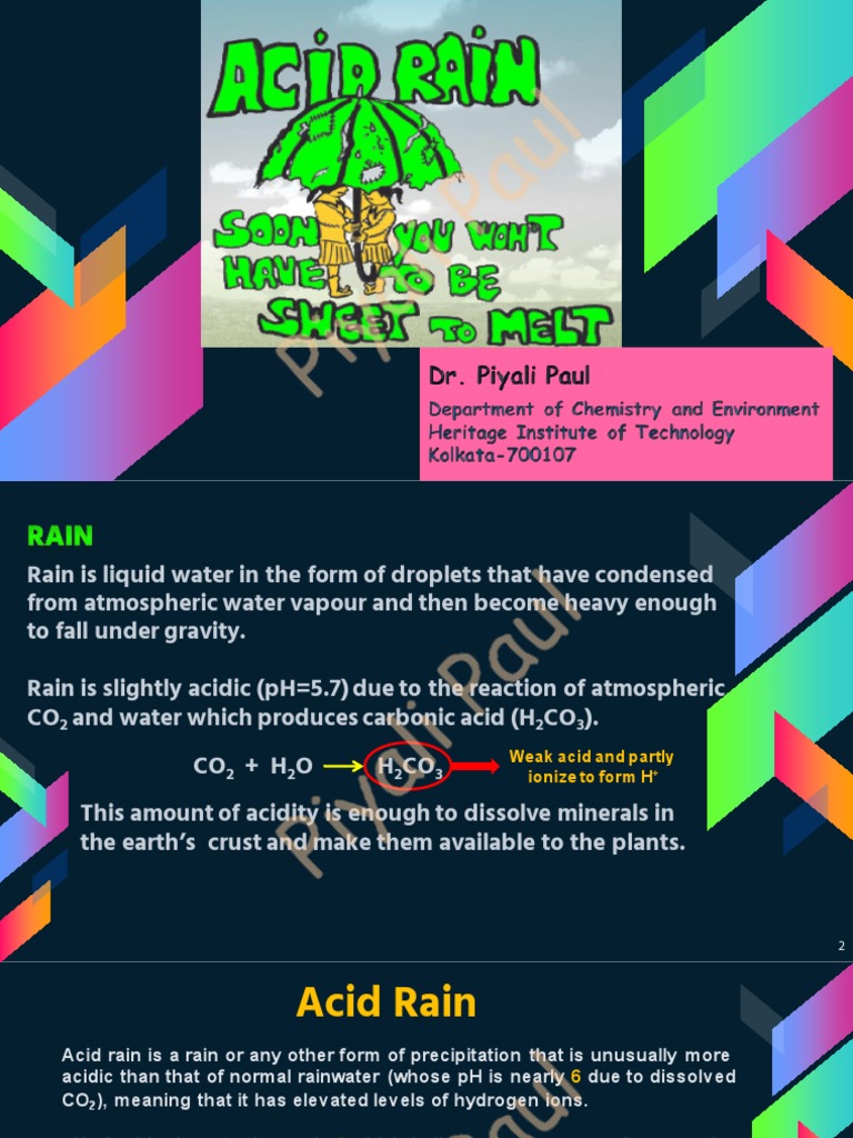 Understanding Acid Rain Formation and Effects | PDF | Sulfur Dioxide | Soil