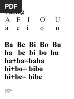 Letrang NN Kindergarten Worksheets | PDF