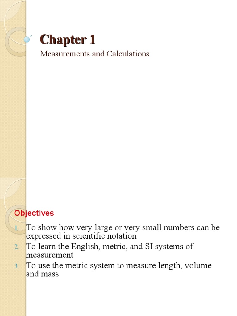Measurements and Scientific Notation | PDF | Significant Figures | Numbers