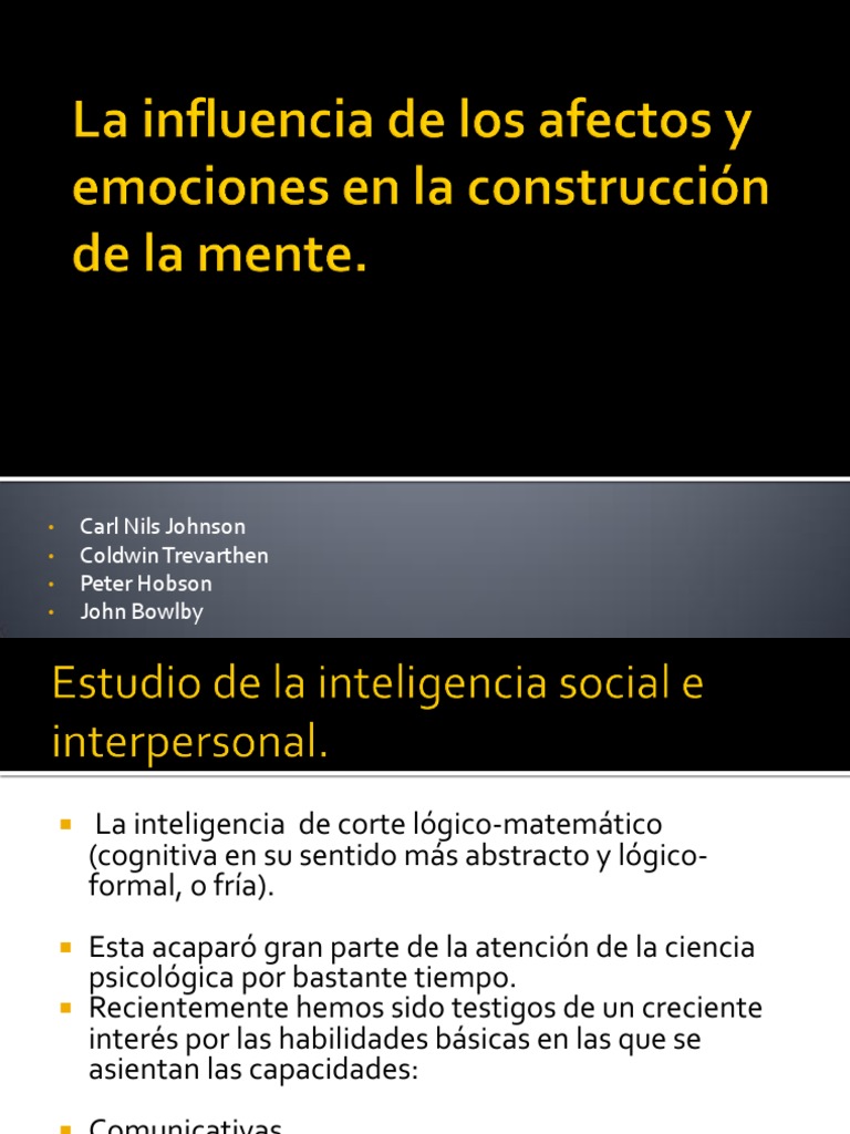 La Mente Construida Desde Una Etapa Preconceptual | PDF | Teoría de ...