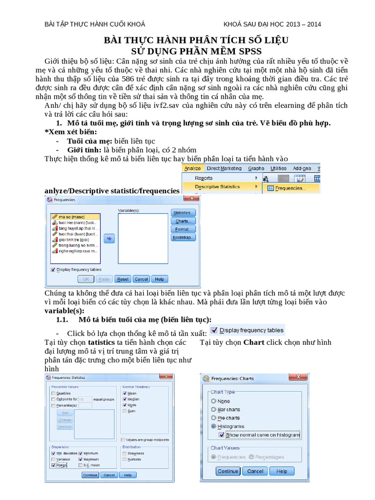 (123doc) - Bai-Thuc-Hanh-Phan-Tich-So-Lieu-Su-Dung-Phan-Mem-Spss | PDF (123doc) - Bai-Thuc-Hanh-Phan-Tich-So-Lieu-Su-Dung-Phan-Mem-Spss | PDF