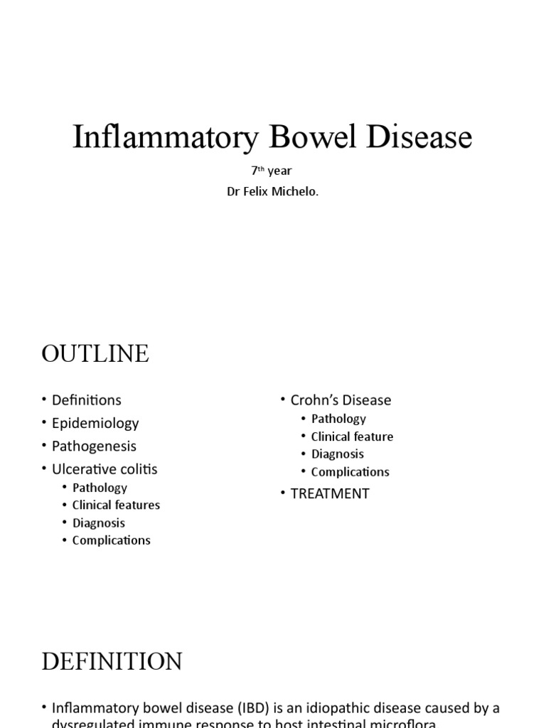 IBD Surgery | PDF | Crohn's Disease | Inflammatory Bowel Disease